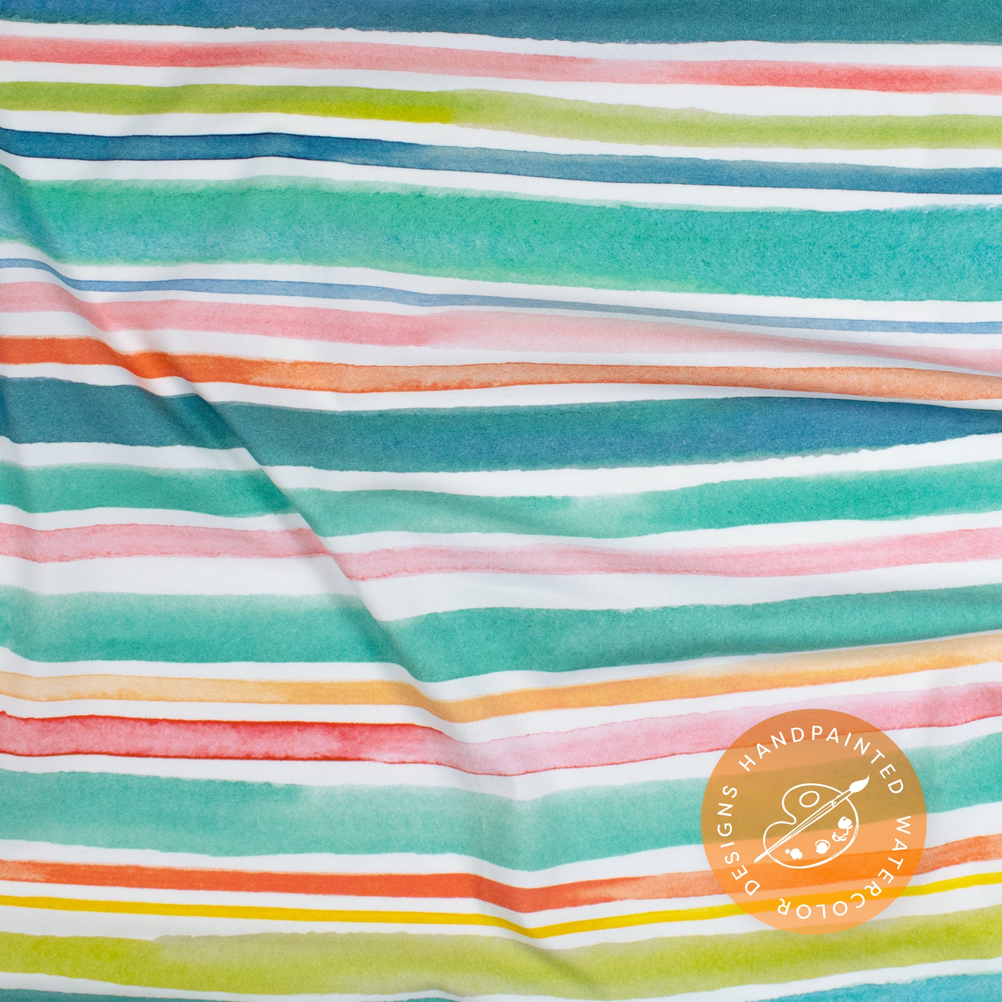 Pima Cotton Happy Stripes Baby Blanket - Swaddle – Nanat Baby